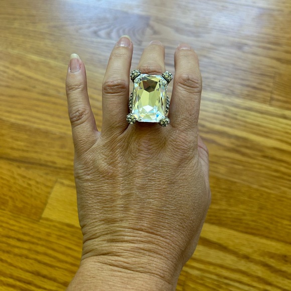 Jewelry | Very Large Faux Diamond Ring | Poshmark
